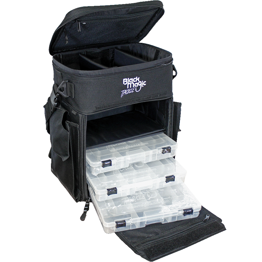 Backpack style tackle box store